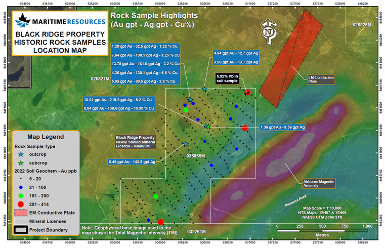 Maritime Resources Stakes Black Ridge Property With Outcrop Grades Of 8 ...